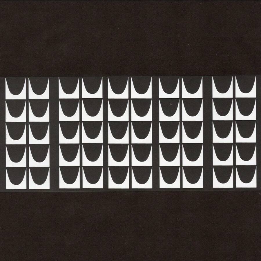 50 adesivos de unha 3D francesinha PRÉ PRONTO branca branco - modelo ...