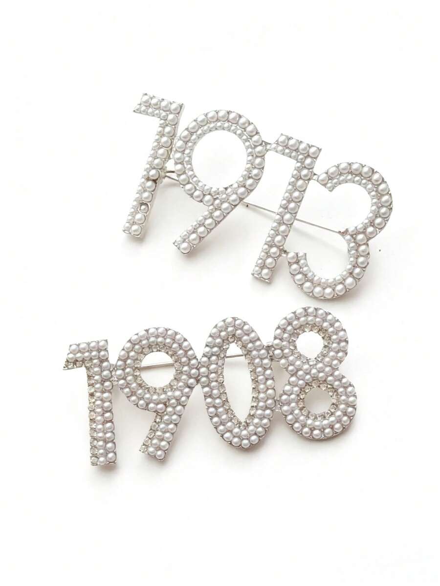 1pc 1913 Sorority Sisters Brooch, 1908 Ladies Brooch, Unique Decorative ...