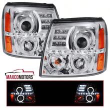 Projector Headlights Fits 2002-2006 Cadillac Escalade LED Halo ...