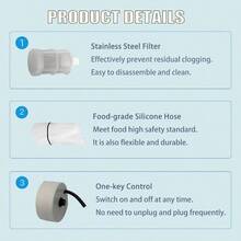 YUNB Wine Son Pump Portable USB Auto-Son Self Priming Food E Er ...