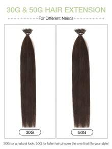 12-22 Zoll Nano-Ring Echthaar Extensions, glatte gerade Remy Echthaar ...