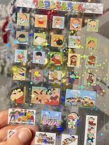 Crayon Shin Chan Random 5PCS Cartoon Double Cut Film Sticker Cute And ...