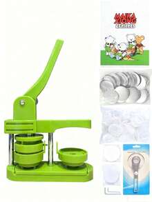 58mm (2.25 pulgadas) Máquina para hacer insignias de botón DIY, incluye ...