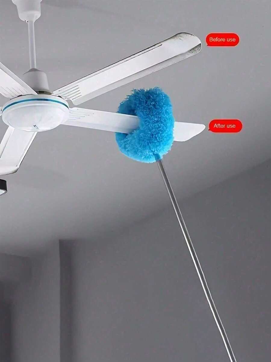 12ft Extendable Microfiber Ceiling Fan Duster - Telescoping Dusting ...