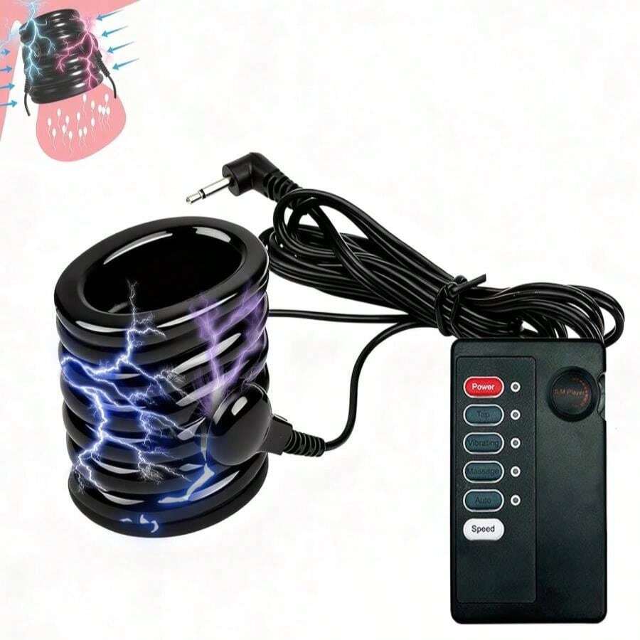 Testicle Crusher CBT Estim For Men Cock And Ball Torture Electric Shock ...