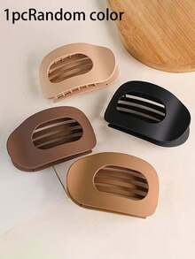 Elegant Hair Clips - Flat Round Minimalist, Bendable Teeth Grip ...