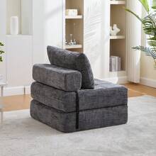 Sofá Cama Plegable, Sofá Cama con Cojín, Colchón Plegable con Respaldo ...