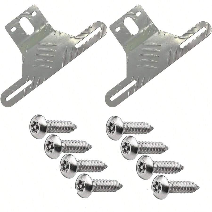 Aluminum Trailer License Plate Bracket License Plate Bracket Mounting ...