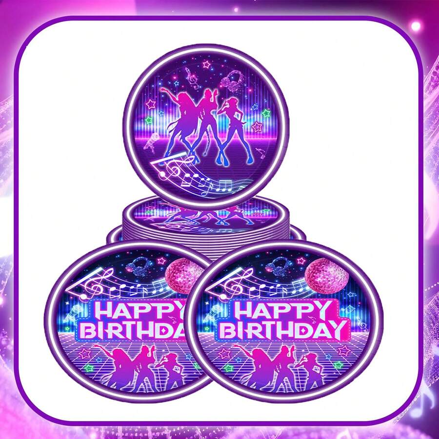 10pcs/20pcs/40pcs/50pcs,K-Pop Devil Hunter Theme Anime Party Disposable ...