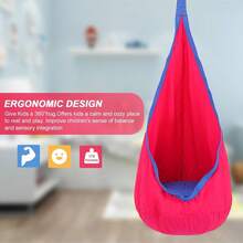 YAERSI Pod Swing Seat Child Hammock Chair With PVC Inflatable Cushion ...