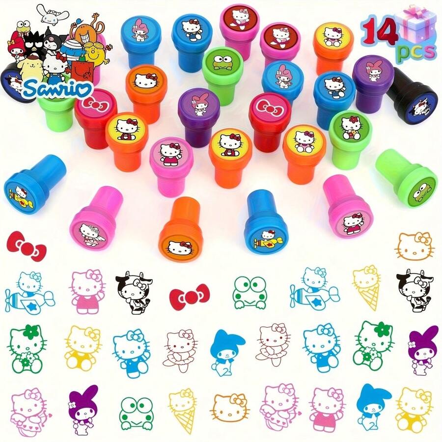 Timbri lavabili di Hello Kitty e My Melody di Sanrio, strumento di ...