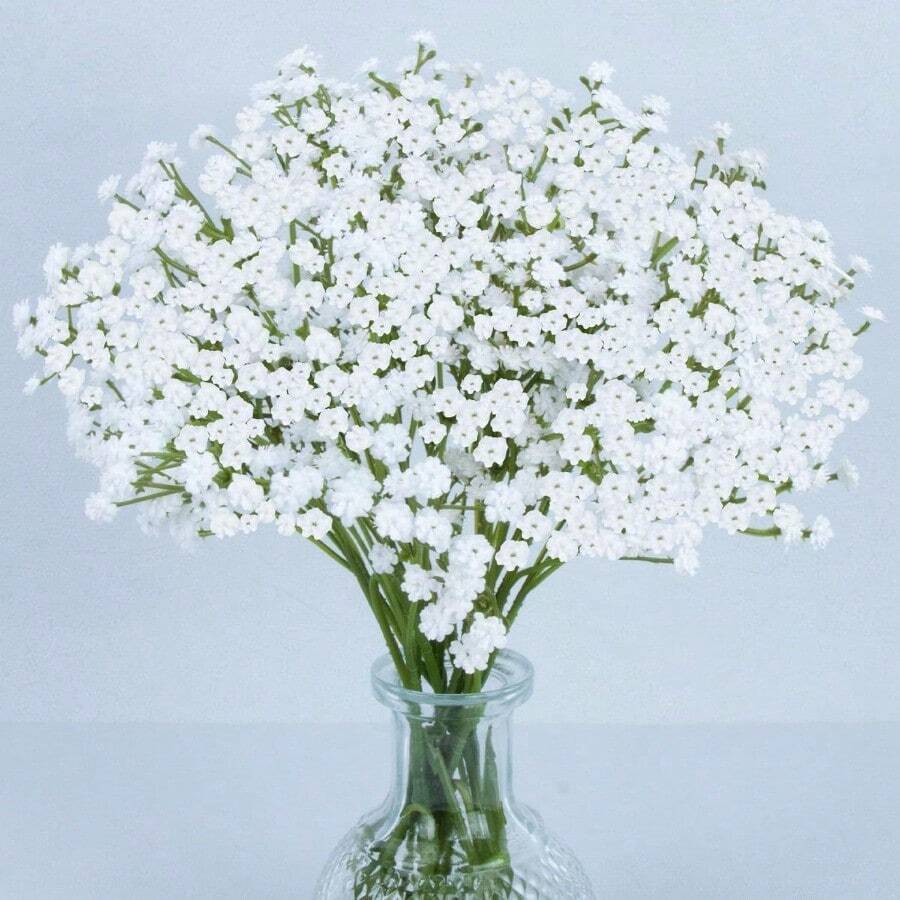 TFKI MAQIAHN 6 Baby Breath Artificial Flowers - Babies Breath Flowers ...