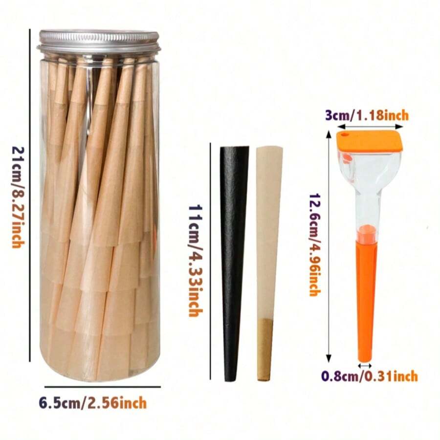 50/100 Pre Rolled Cigarette Paper With Filling Device, Extra Large ...