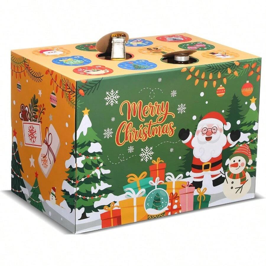 Days Christmas Empty Advent Calendar To Fill Advent Countdown Gift Box ...