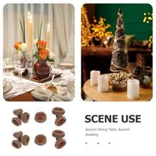 Natural Acorn Shells: 100 Pcs Real Rustic Acorns Caps For Craft ...