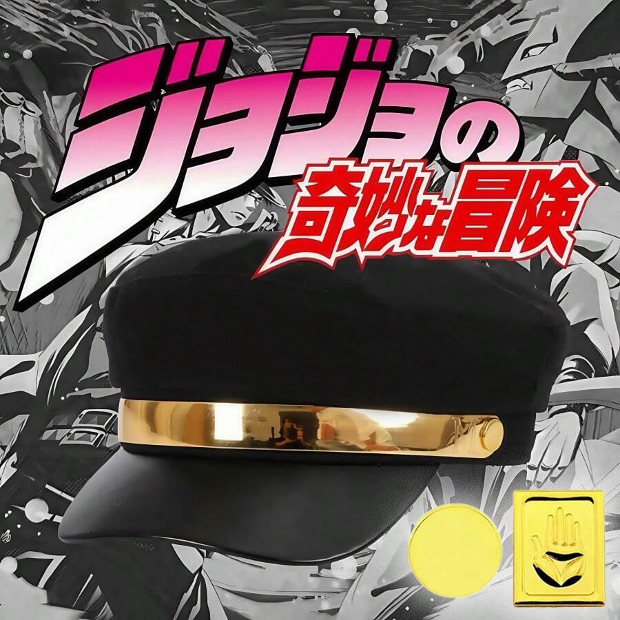 Kujo Jotaro Anime Stil Hut, Metall Pin Anstecker, Cosplay Requisite ...
