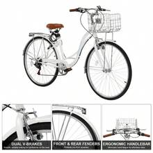 26and#039;And#039; Adults Commuter City Bike 7 Speed Cruiser Bicycle ...