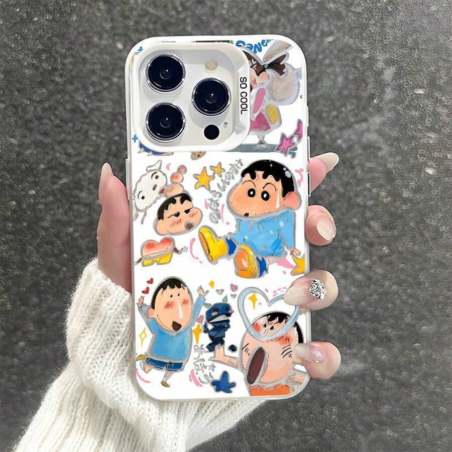 Crayon Shin-Chan Compatible With Apple 16 Pro Max Phone Case 15 Cartoon ...