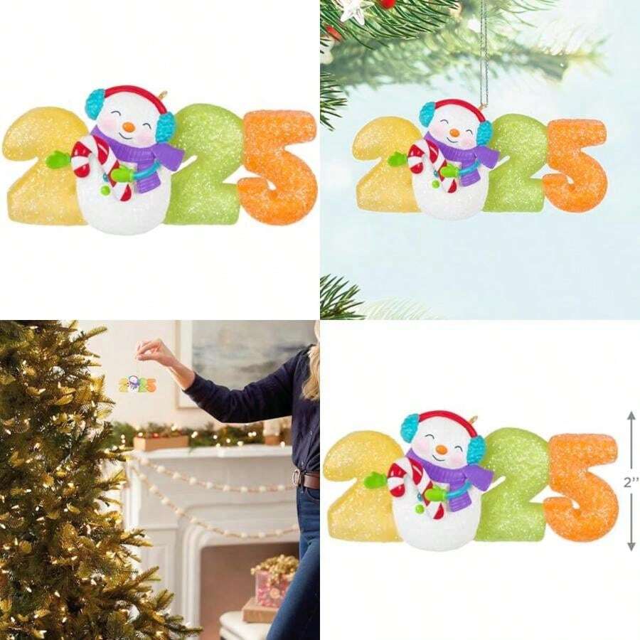Hallmark - 2025 Keepsake Christmas Ornament, Sweet Decade 2025, Snowman ...