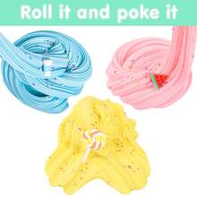 5 Pack Butter Slime Kit, With Fun Slime Add Ins, Soft Non-Sticky ...