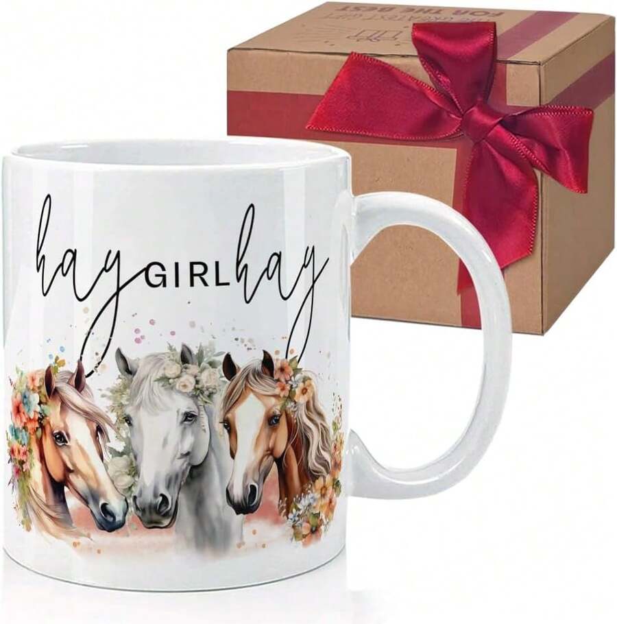 Funny Horse Mug Gifts Horse Lover Farm Owner, Mom, Daughter, Girl ...