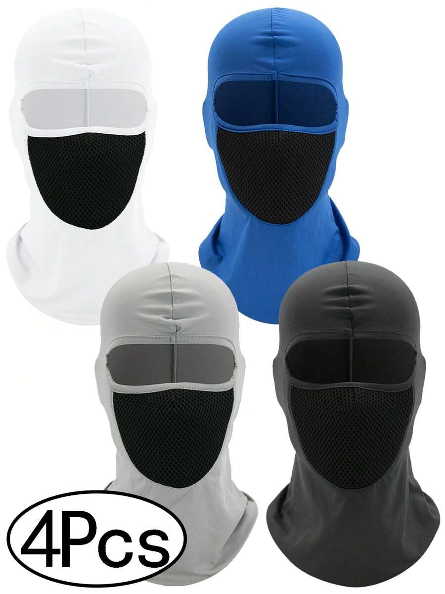 4Pcs Ski Mask Breathable Balaclava Winter Face Hood Balaclava ...