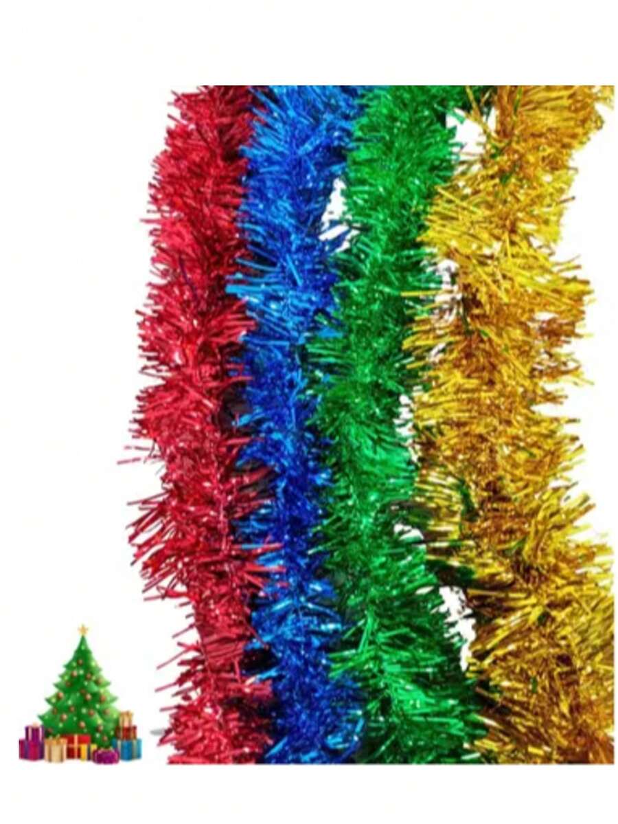 Fergold Festão de Natal 2m – Kit com 6 Unidades para Decoração Natalina ...