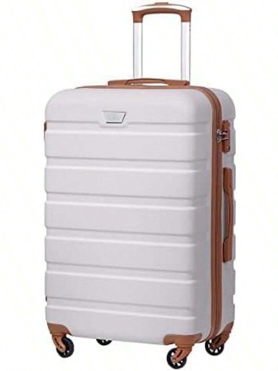COOLIFE Suitcase Trolley, Rigid, Ultra-Light And Spacious, Side ...