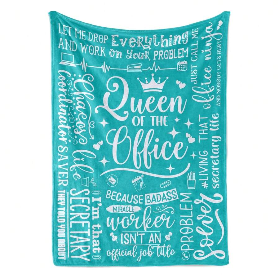 Secretary Gifts For Woman, Throw Blanket For Secretaries' Day ...