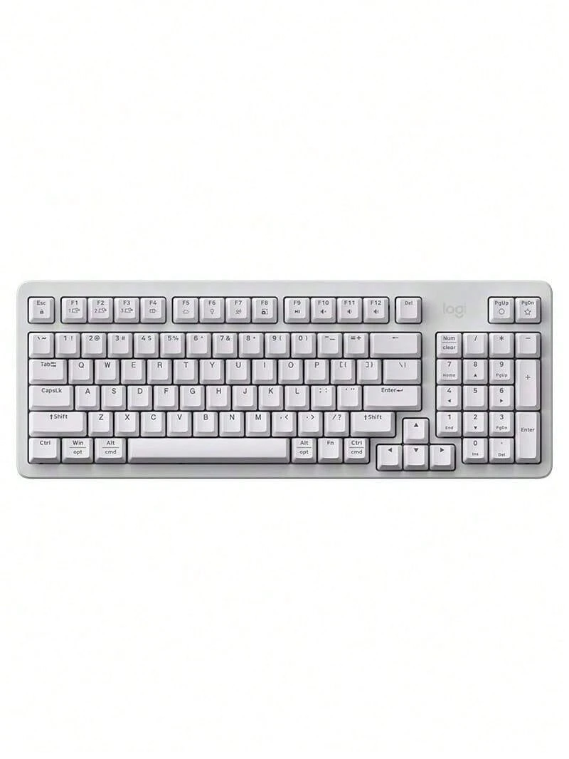 Logitech K868 Keyboard: Tri-Mode Connectivity, Customizable Mechanical Keyboard, Long Battery ...