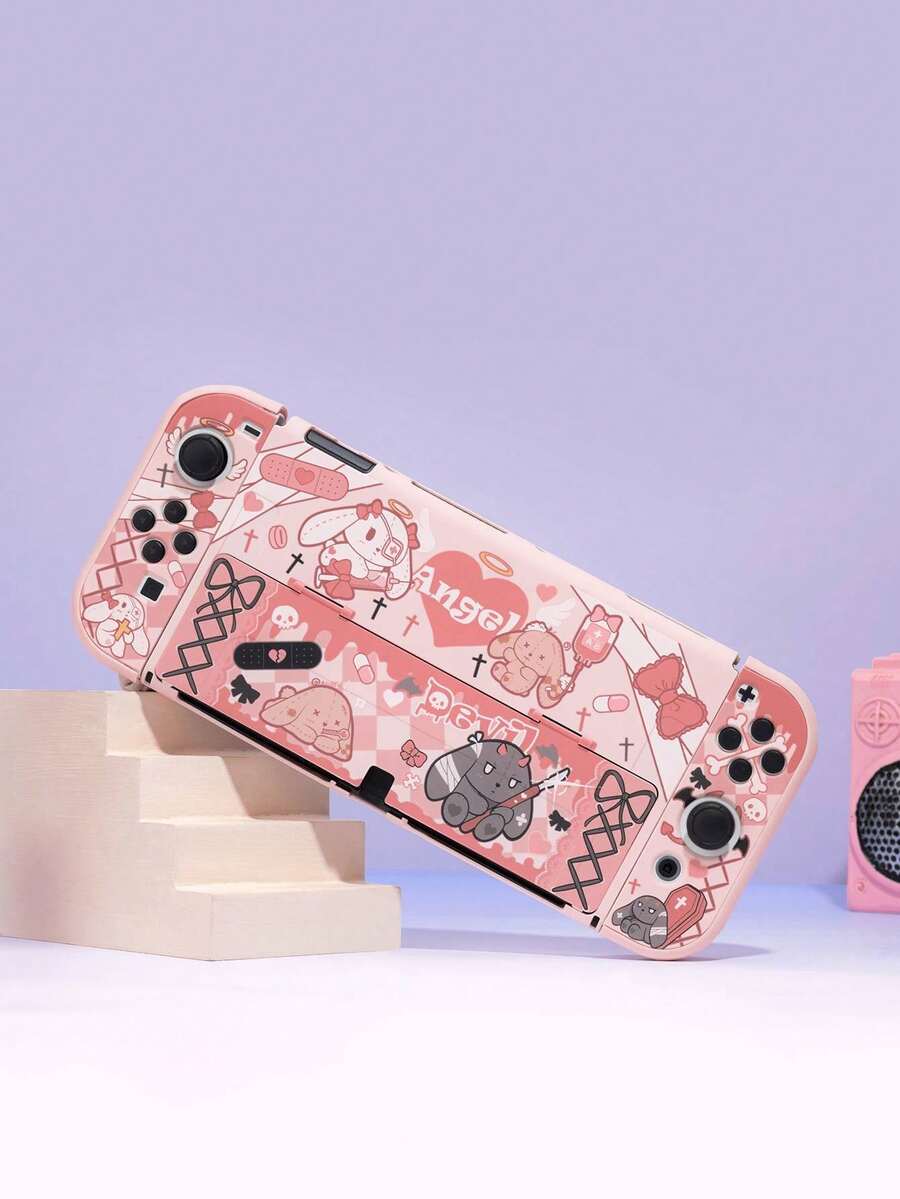Funda protectora con diseño de conejo lindo para Nintendo Switch OLED ...