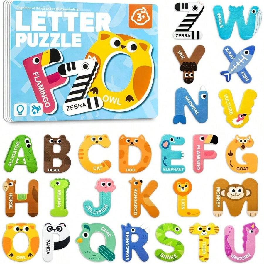 Magnetic Alphabet Letters Toddlers, 26 PCS Uppercase Fridge Magnets ...