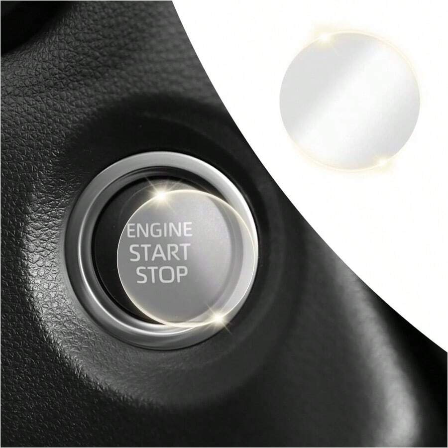 Push Start Button Cover Protective Film With Installation Kit, Anti ...