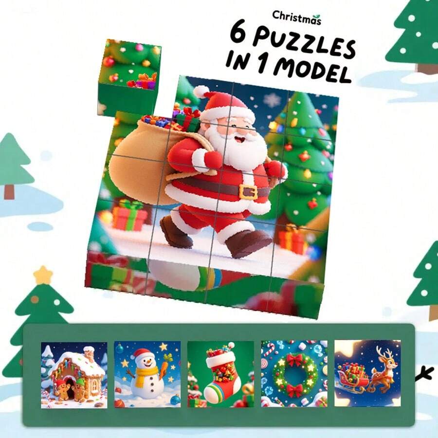 16pcs Magnetic Building Blocks Puzzle Children Toy Create 6 Adorable ...