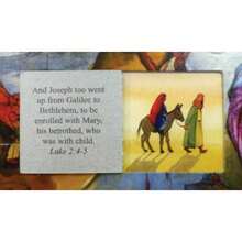 Newborn Child Nativity Advent Calendar Countdown To Christmas With ...