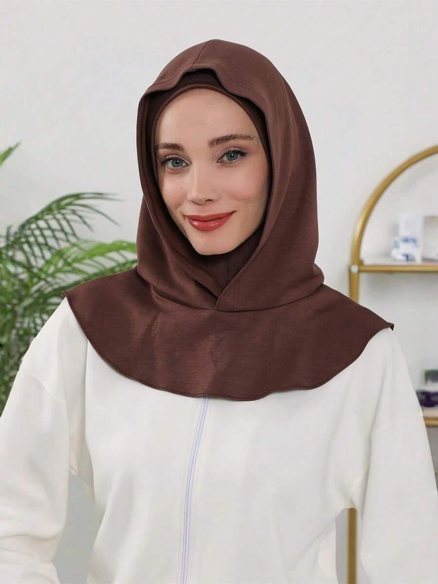 1pc Women 2 In 1 Instant Hijab Scarf, Chiffon Scarf Combo, Hijab, Soft ...