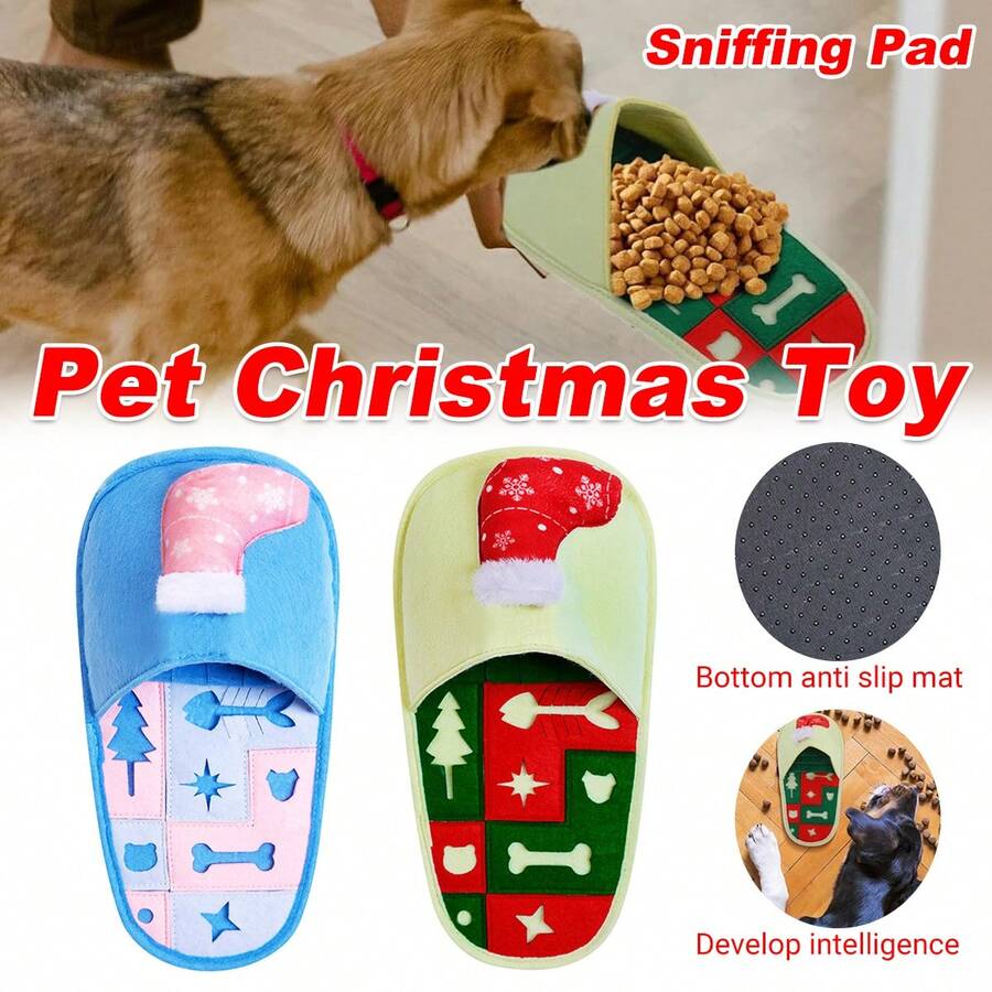 Aimall Pet Puzzle Slipper Slow Food Mat Bite Resistant Sniff Toy Cats ...