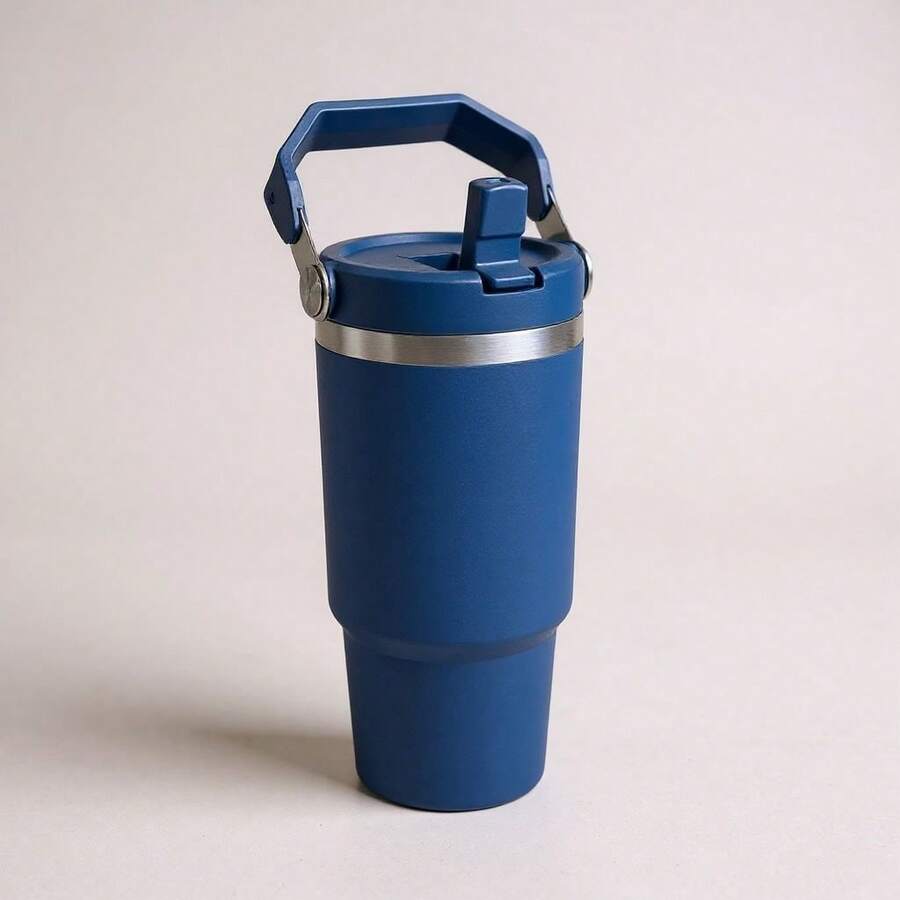 900ML Thermal Bottle With Flip-Tumblr Spout And Handle, Stainless Steel, Gym/Work TR-028 ...