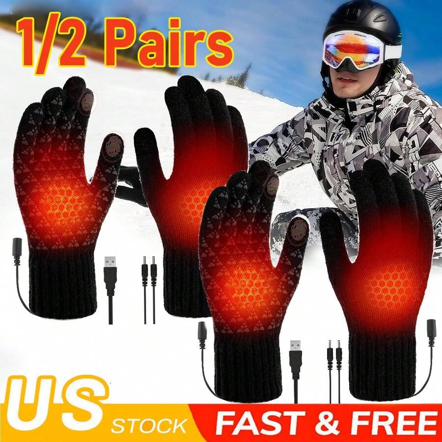 Dazone 3-Sec USB Heated Gloves Women Men|Touch-Screen Winter Warmers 50 ...