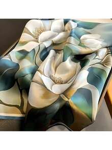Spring 3D Printed Square Scarf | SHEIN USA