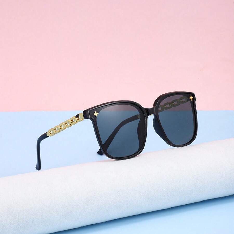 Fashion Large Frame Chain For Men And Women Street Style UV Protection ...