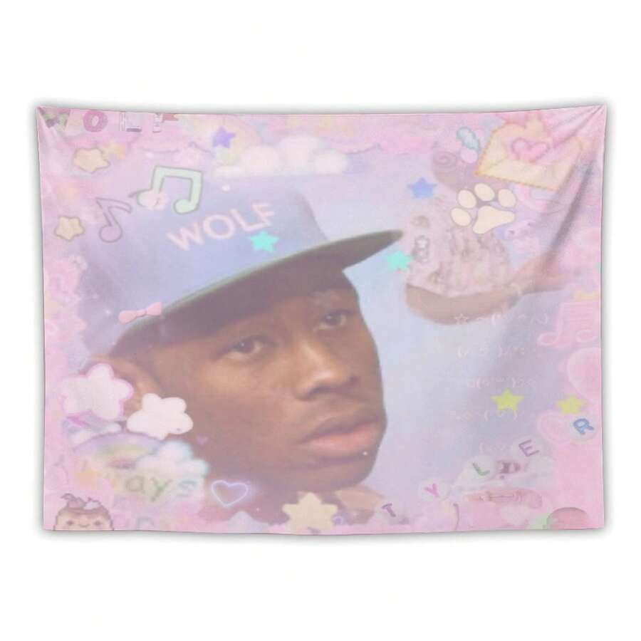 Rapper Tyler Tapestry The Creator Art Music Album Cover Flag Tapestry ...