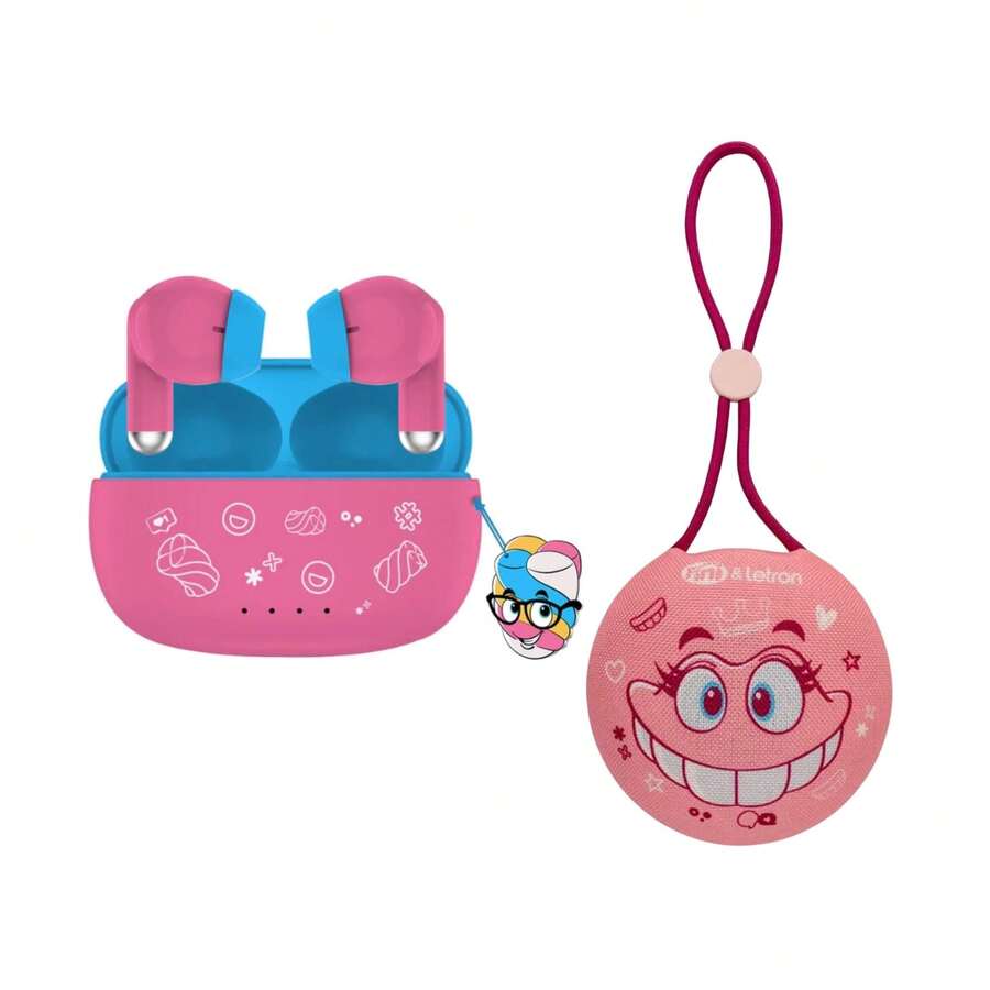 Leo&Leo Kit Fini Power Music: Fone Sem Fio Earbuds + Caixa de Som ...