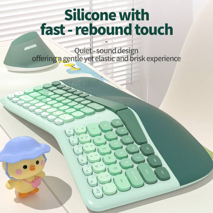 KLZO's Latest Ergonomic Keyboard And Mouse Set Ergonomic Design With ...