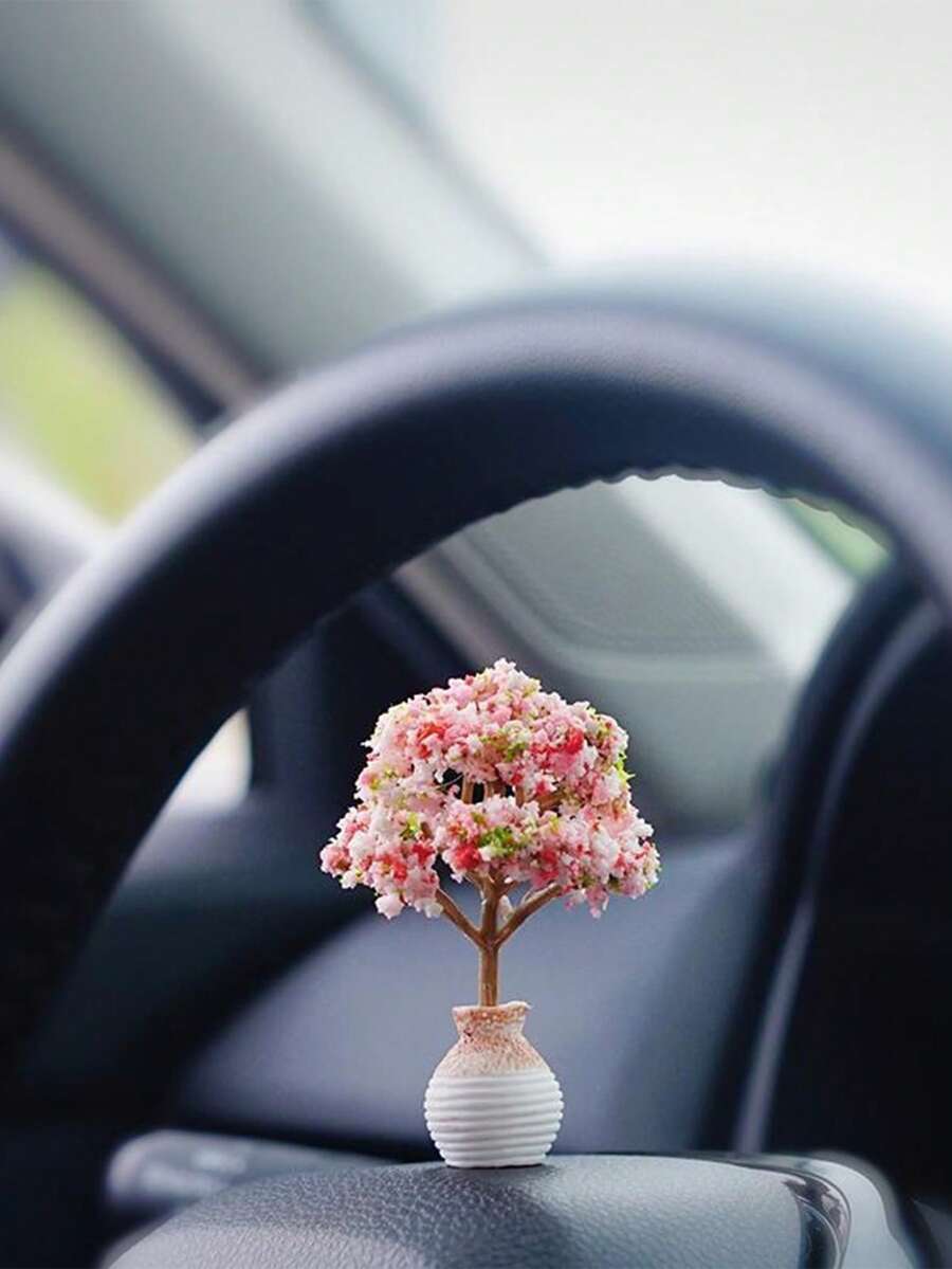 1pc Car Decoration Ornaments Car Simulation Tree Interior Center ...