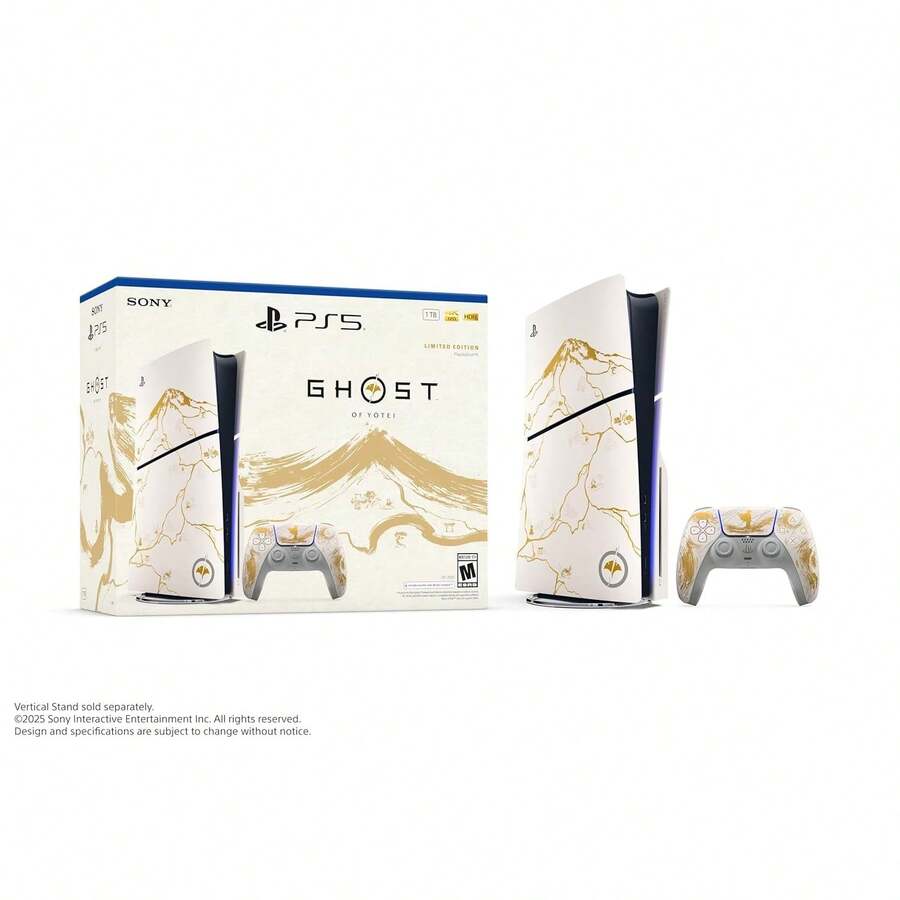 Sony PlayStation 5 Console - Ghost Of Yōtei Gold Limited Edition Bundle ...
