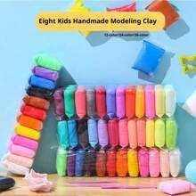 Kit de Argila para Secar ao Ar, 12/24/36 Cores Argila de Modelagem ...