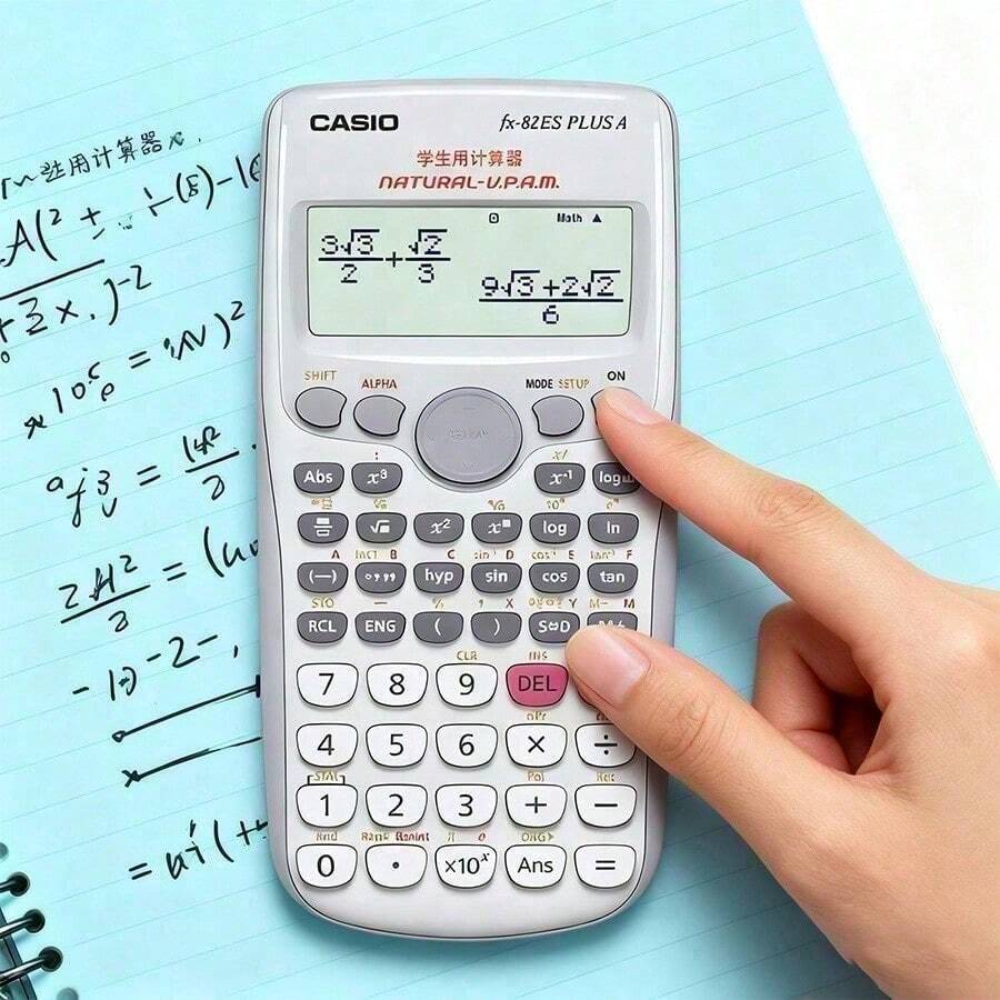 Casio Scientific Function Calculator, Drop Resistant Sliding Cover ...