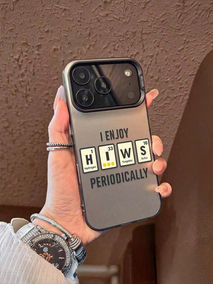 1 Piece Shockproof TPU Full Body Phone Case With Periodic Table Pattern ...