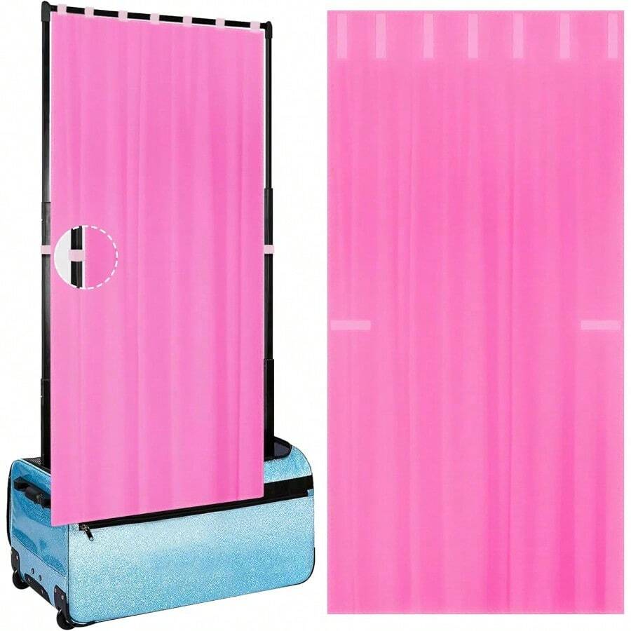 XXCV Privacy Curtain For Dance Bag With Rack Portable Dance Changing ...